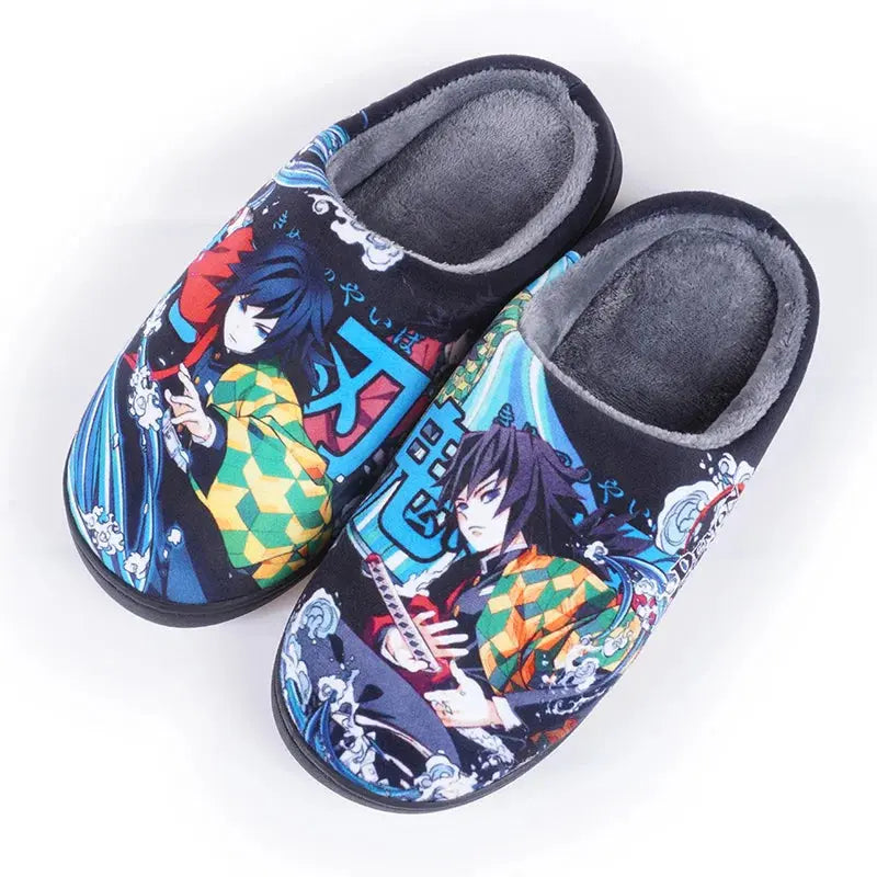 Demon Slayer Giyu Tomioka Slippers | Demon Slayer Merch