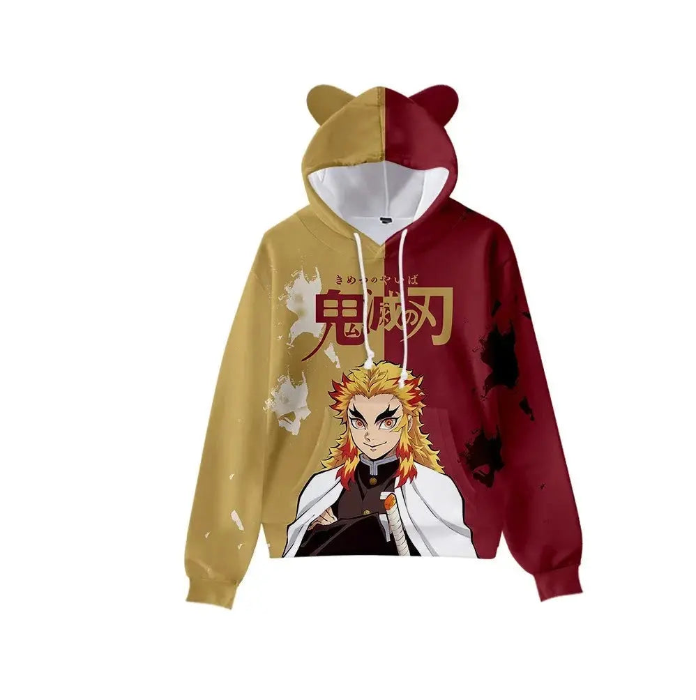 Demon Slayer Kyojuro Rengoku Hoodie | Demon Slayer Merch