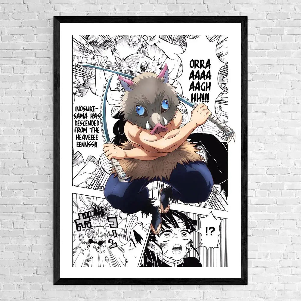 Demon Slayer Inosuke Poster | Demon Slayer Merch