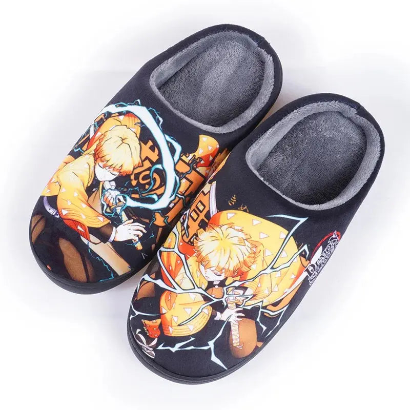 Demon Slayer Zenitsu Slippers | Demon Slayer Merch