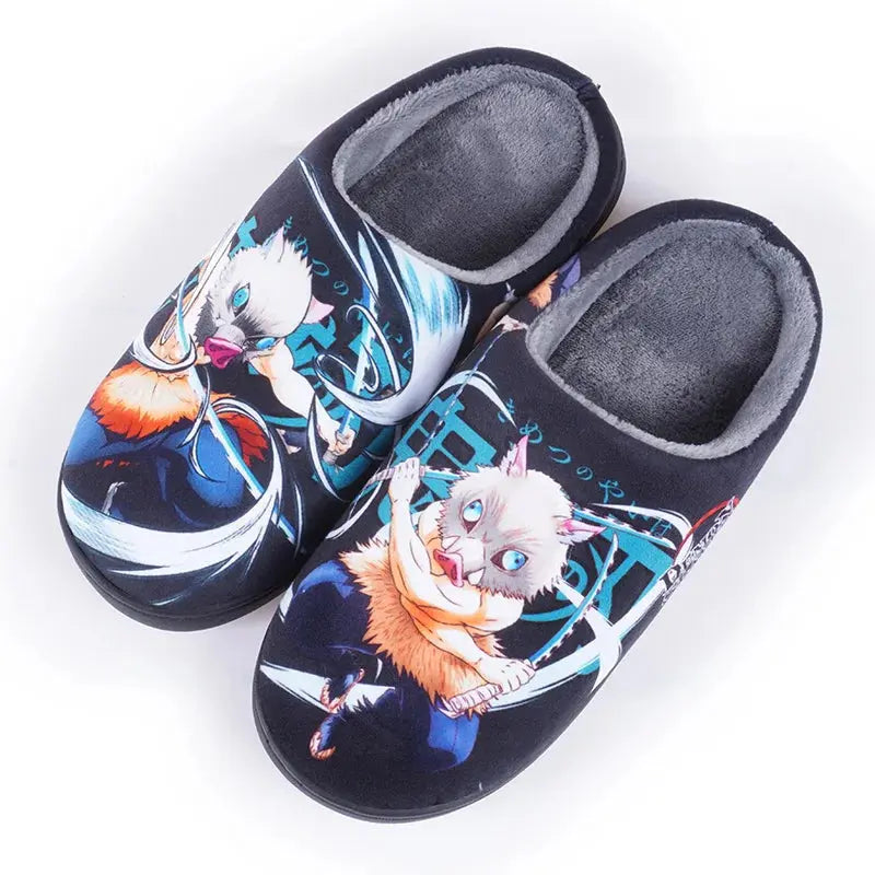 Demon Slayer Inosuke Slippers | Demon Slayer Merch